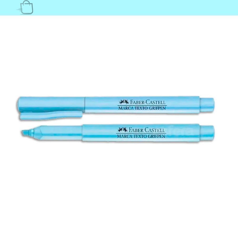 Marca Texto Azul Tons Pastel Grifpen Faber-castell - Carrefour