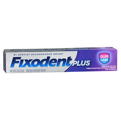 Creme Adesivo Para Dentadura Fixodent Plus Gum Care 2 Oz Da Fixodent ...