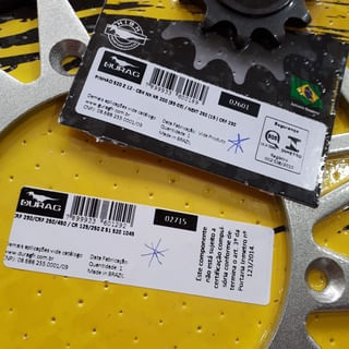 Kit Relação Trilha Moto Crf 230 / Nxr Bros 51x12 P520 Durag - Carrefour