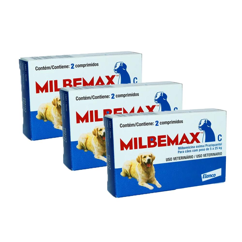 Vermifugo Milbemax Para Caes De 5kg A 25kg Com 6 Comprimidos - Carrefour