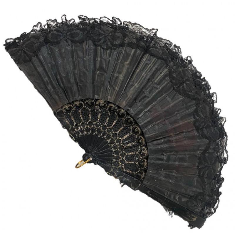 Leque Pomba Gira Negra Super Luxo - Carrefour