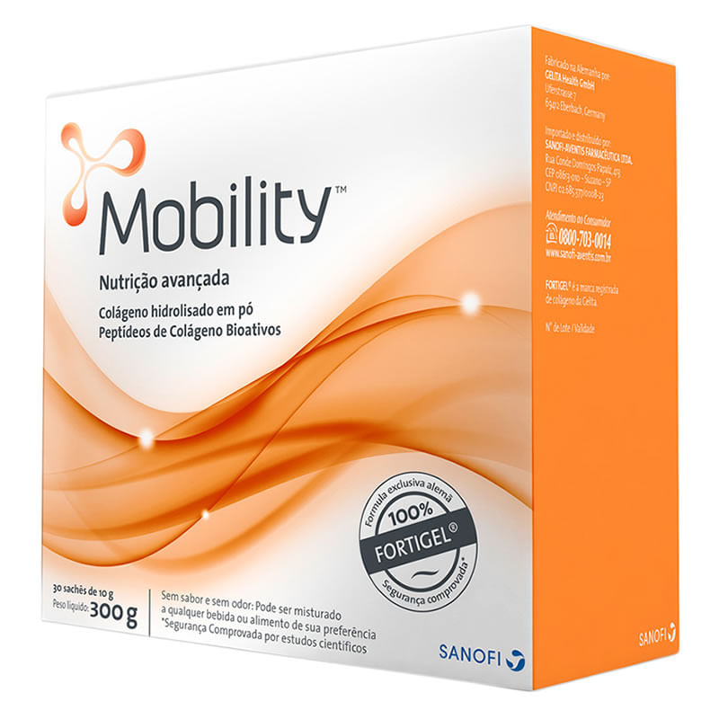 Mobility Colágeno Hidrolisado Com 30 Sachês De 10g - Carrefour