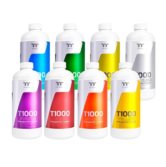 Coolant Tt T1000 Yellow Diy Lcs Transparent - Cl-w245-os00ye-a ...