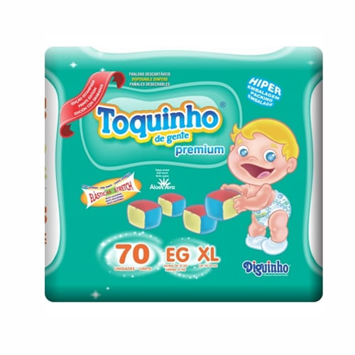Fralda Toquinho Eg 70 Unidades - Carrefour