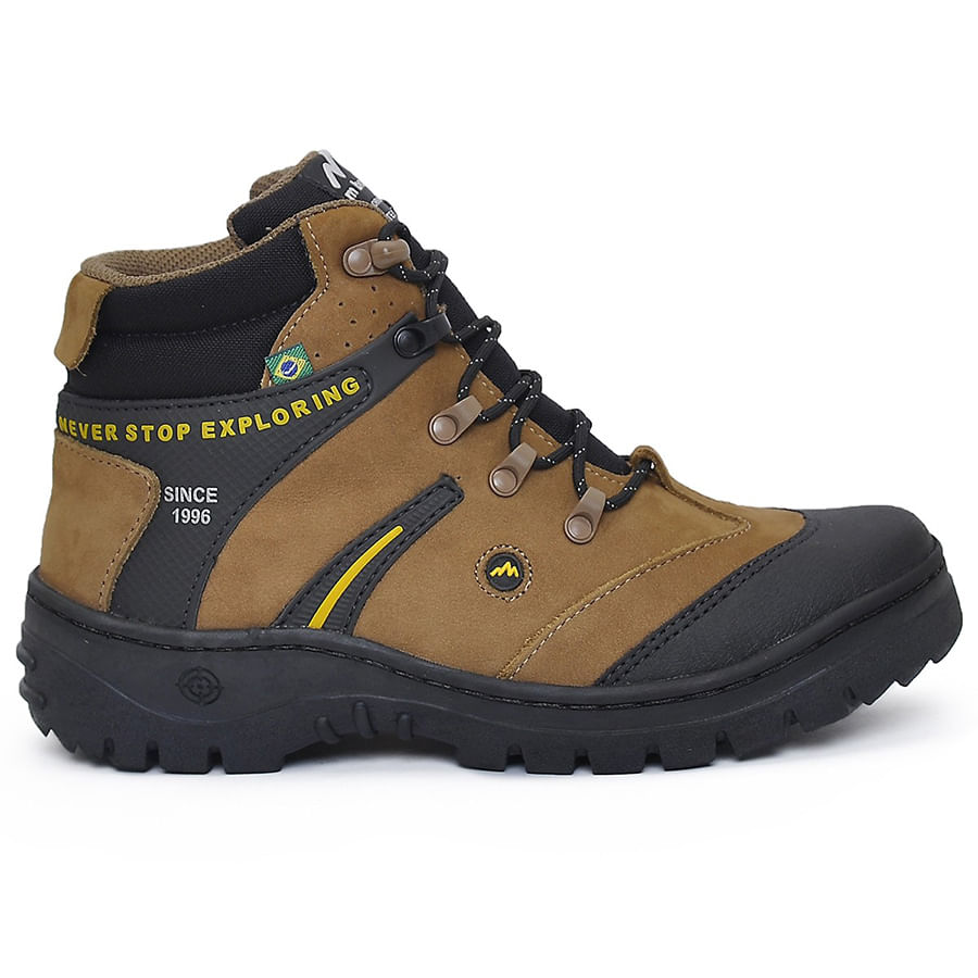 Bota Adventure Rambo - Nobuck Coyote Tam.42 - mboots - Carrefour
