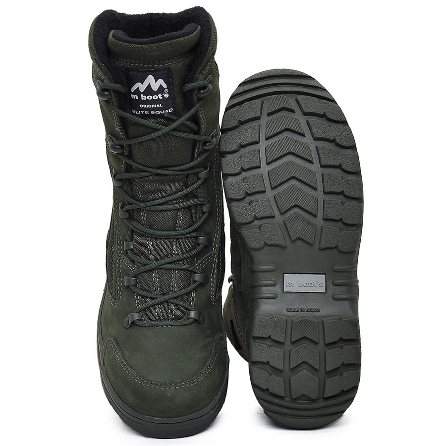 Bota Militar Combat - Nobuck Verde Tam.42- mboots - Carrefour
