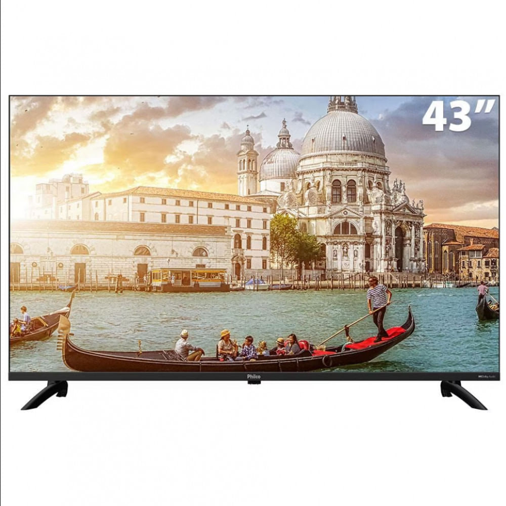 Smart Tv Led 43 Pol Full Hd Android Tv Dolby Áudio Hdr Chromecast Built In Processador Quad-core ...