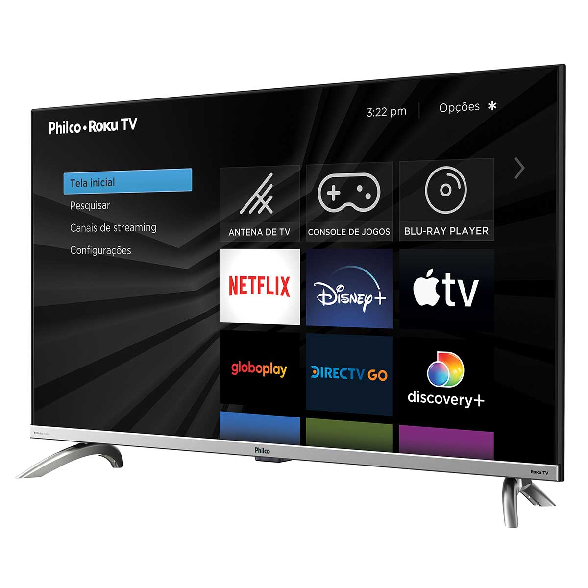 Smart Tv Philco 32” Ptv32g7pr2csblh Roku TV Dolby Audio Led Bivolt ...