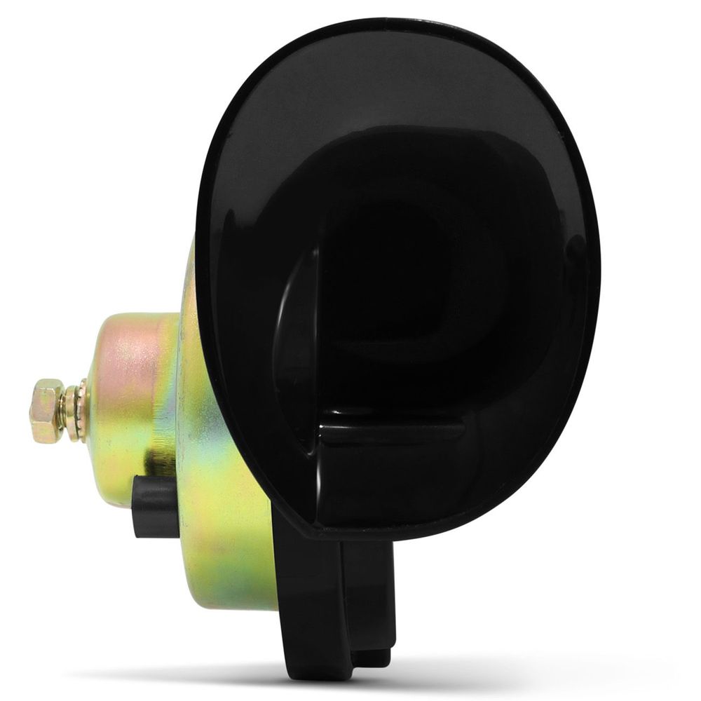 Buzina Eletrônica Automotiva Caracol Universal 12V 2Terminais Preta ...