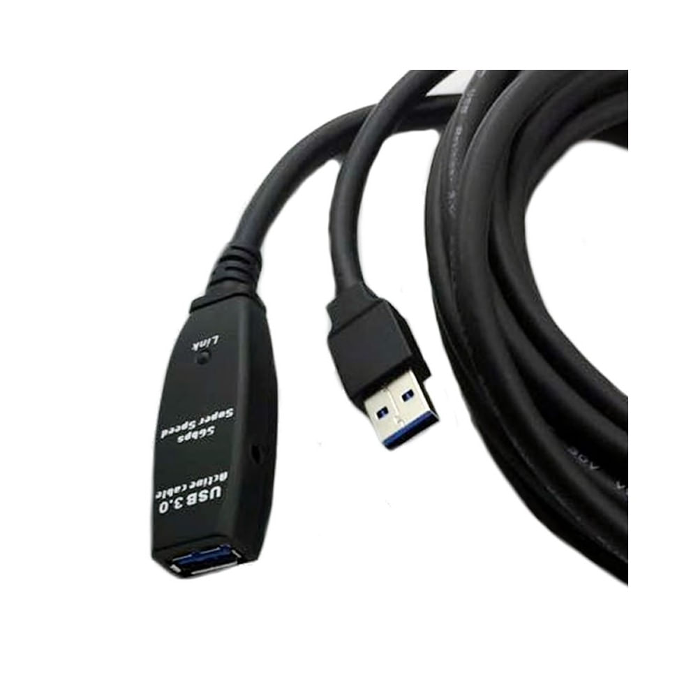 Extensor USB 3.0 Ativo com Repetidor A Macho X A Fêmea 30 Metros ...