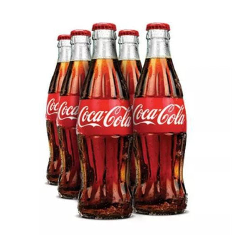Kit 6 Unidades Coca-Cola Garrafa de Vidro 250ml - Carrefour Kit 6 Unidades Coca-Cola Garrafa de Vidro 250ml - Carrefour