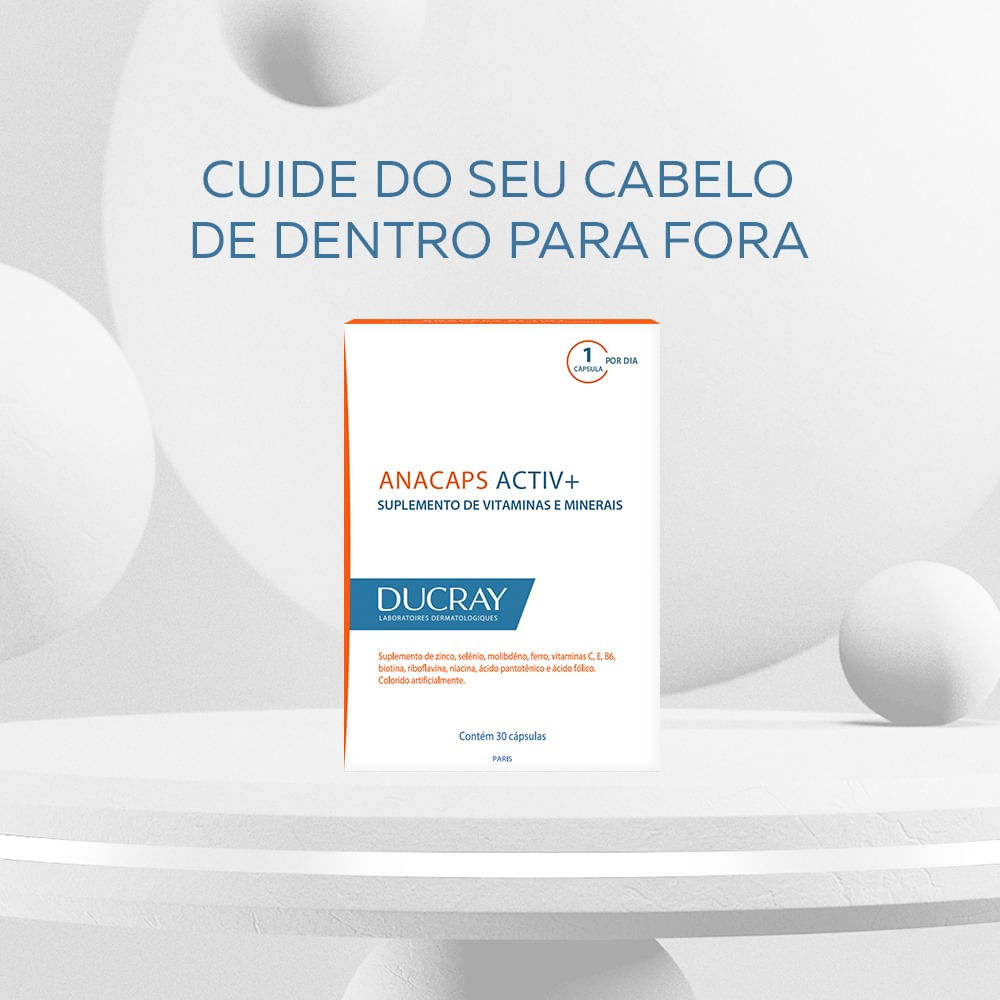 Anacaps Activ + Ducray Cabelos E Unhas Kit 3 Meses De Uso - Carrefour
