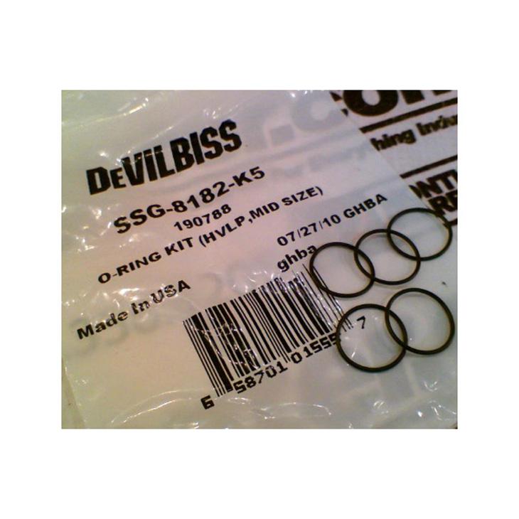 Anel O-Ring Devilbiss Ssg-8182-K5 Para Os Modelos Jghv / Msv - Carrefour