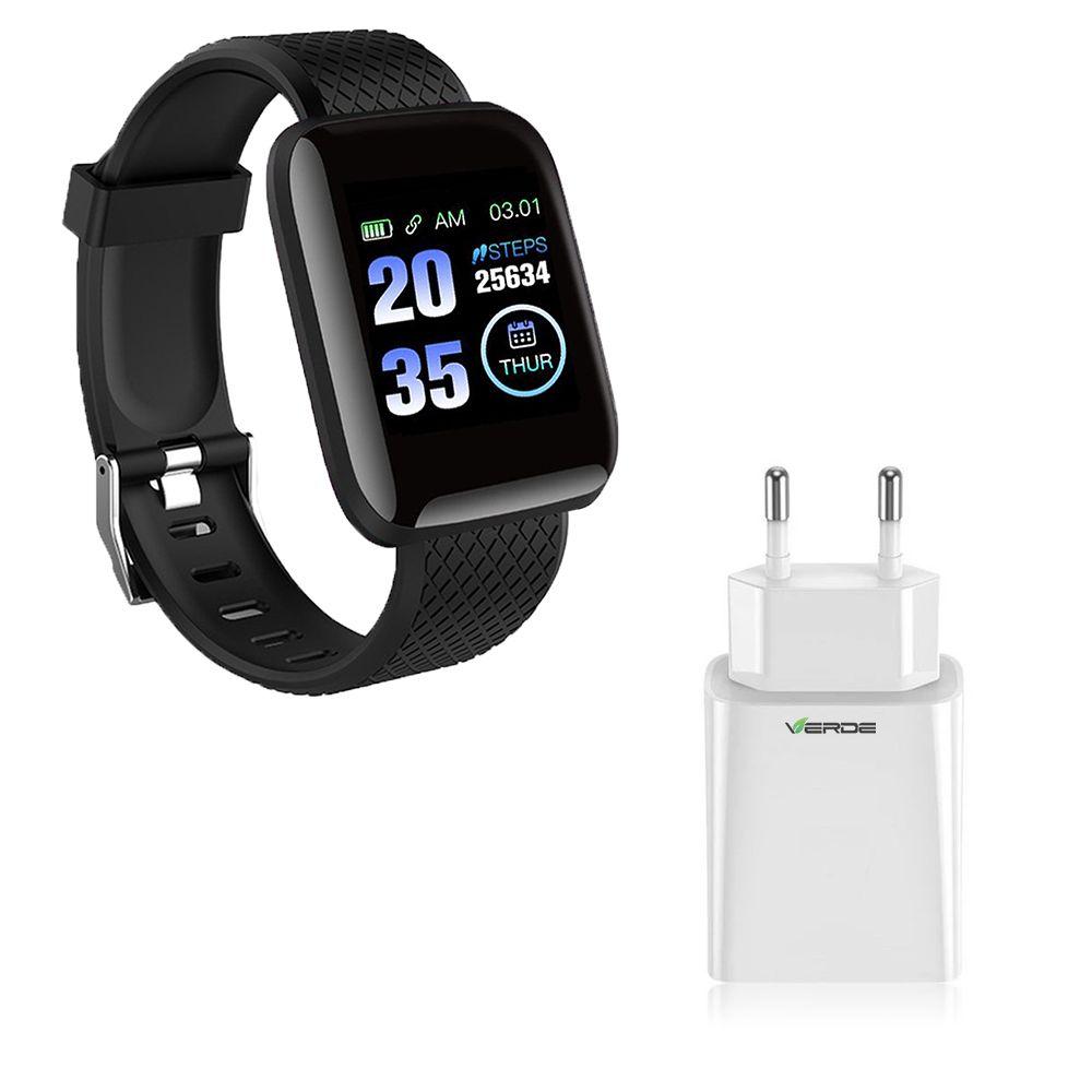Kit 1 Relógio Smartwatch D13 Azul Esportivo Android Ios + 1 Base de ...