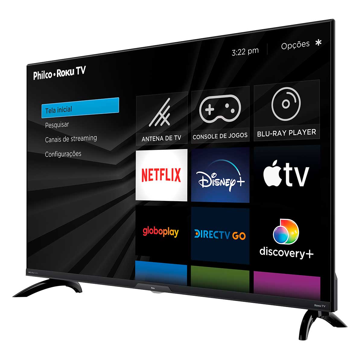 Smart TV Philco 40" Full HD PTV40G7ER2CPBLF Dolby Audio 3X HDMI 2X USB ...