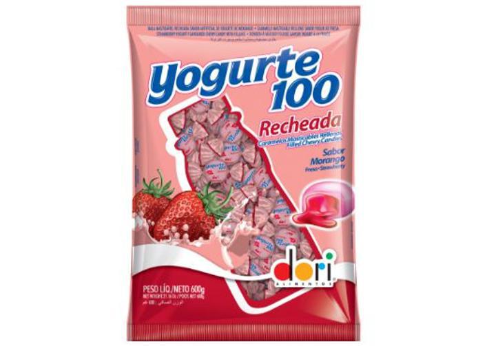 Bala De Iogurte Recheada Com Morango Dori 600g - Carrefour