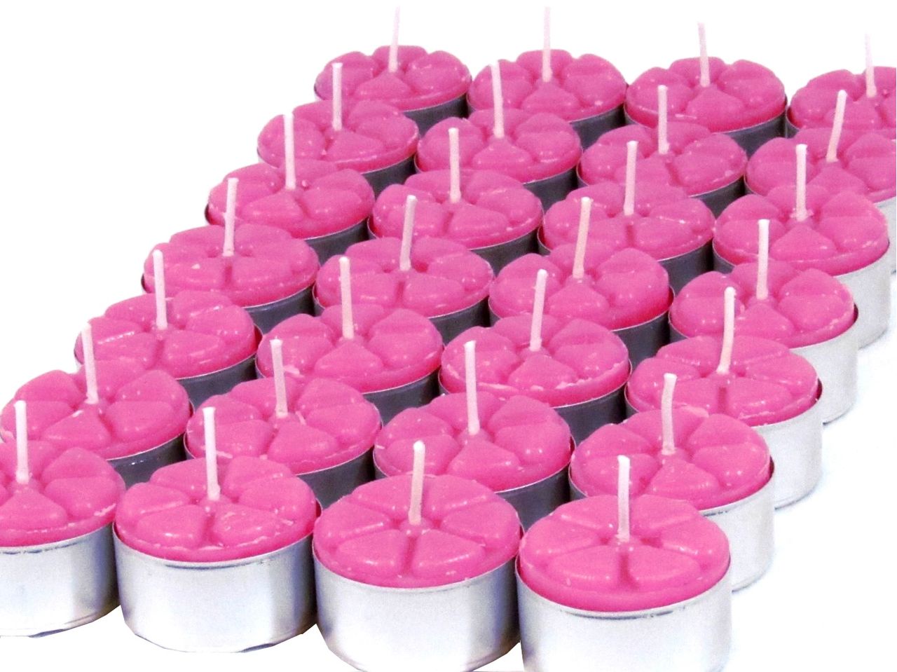 Velas Aromáticas 30 Uni Aroma Rosas Luxo Vela Rechaud - Carrefour