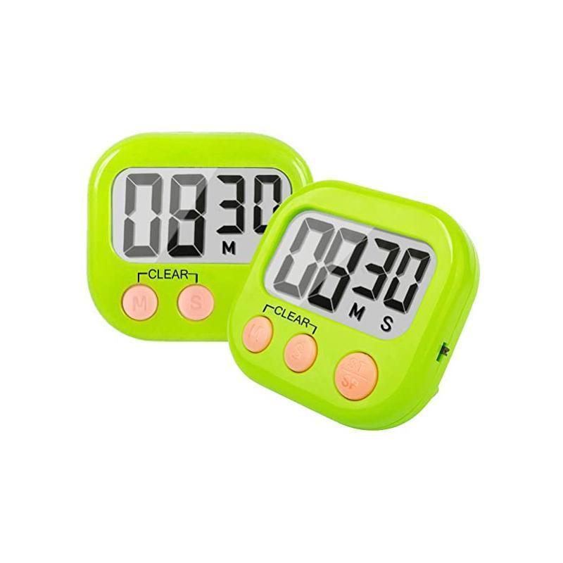 Timer Cronometro Digital De Cozinha Com Imã Geladeira -verde - Carrefour
