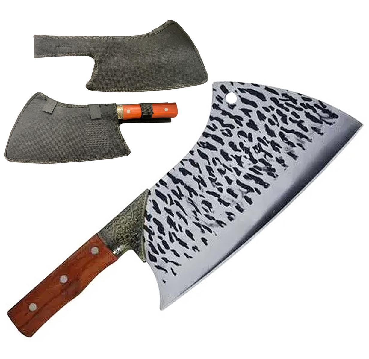 Cutelo Profissional Artesanal Em Aço 9 33 Cm Cabo Madeira - Carrefour