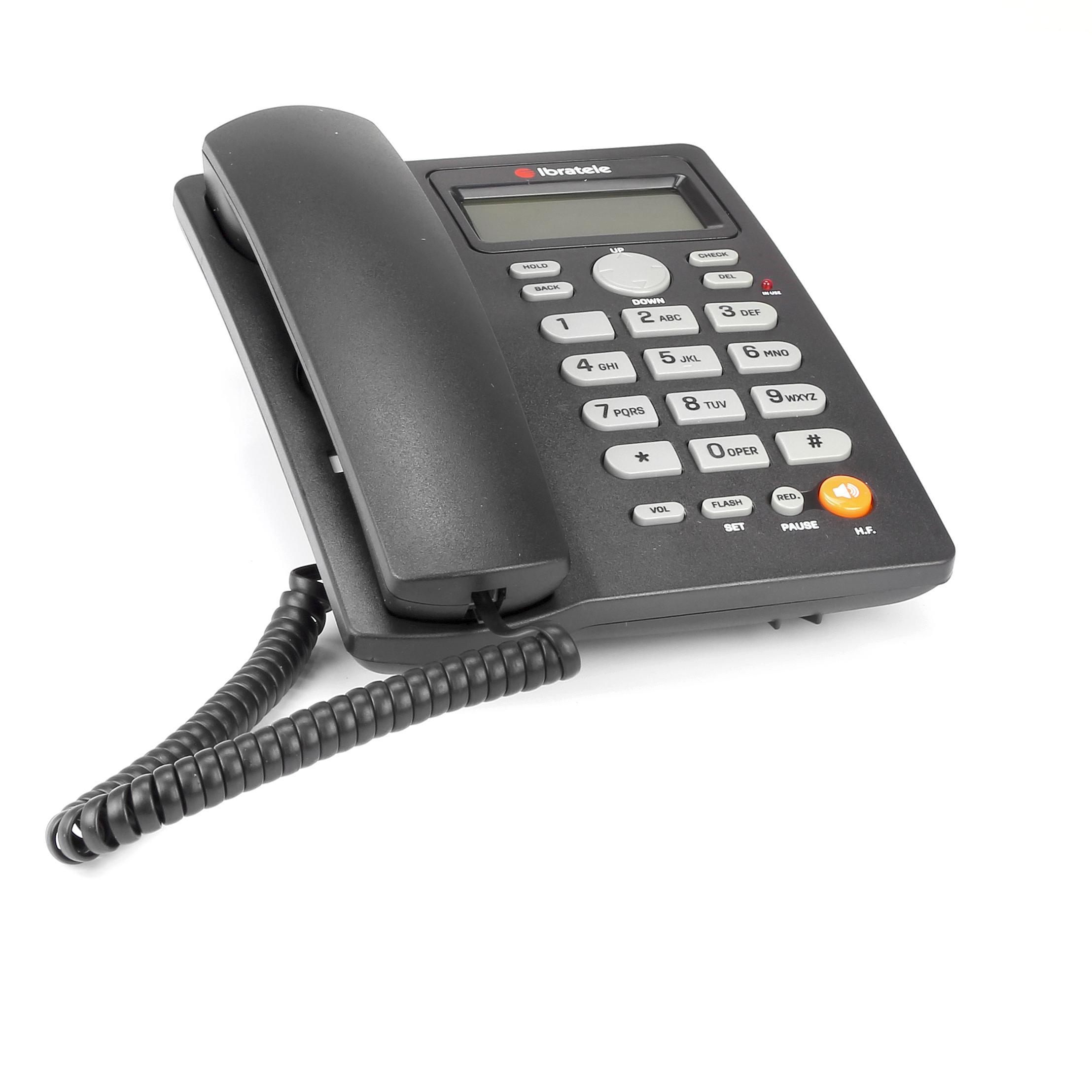 Telefone Fixo Modelo Capta Sta Ibratele - Preto - Carrefour