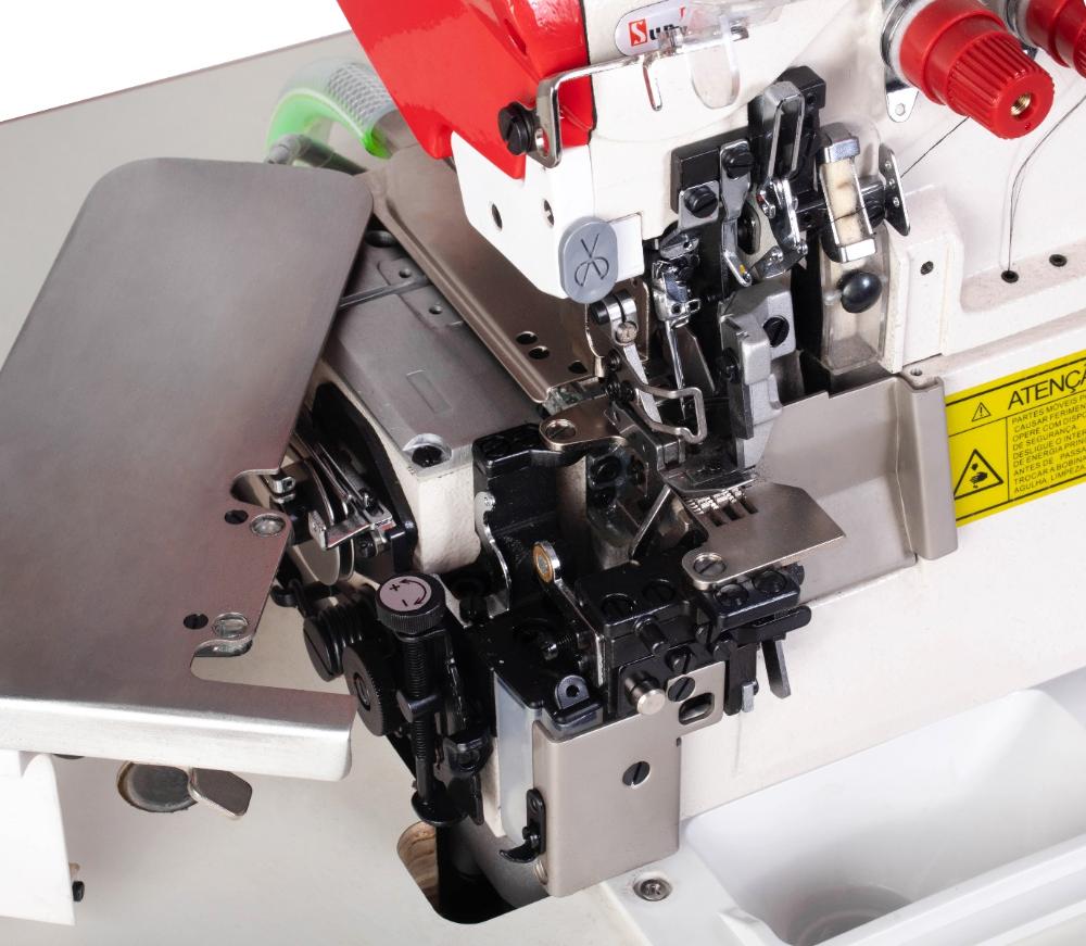 Máquina Costura Industrial Interlock Média Eletrônica Ss21-5et-ut-pr-su ...