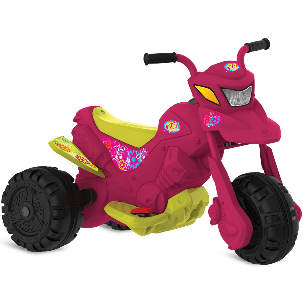 Moto Eletrica Infantil Bandeirante XT3 6V Fashion Rosa Pink - Carrefour