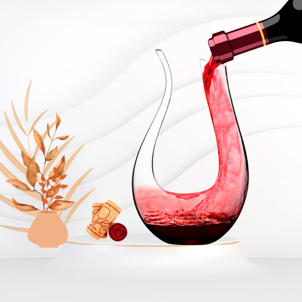 Decanter Vinho Cristal Ecológico L'hermitage 1,2 Litros - Carrefour