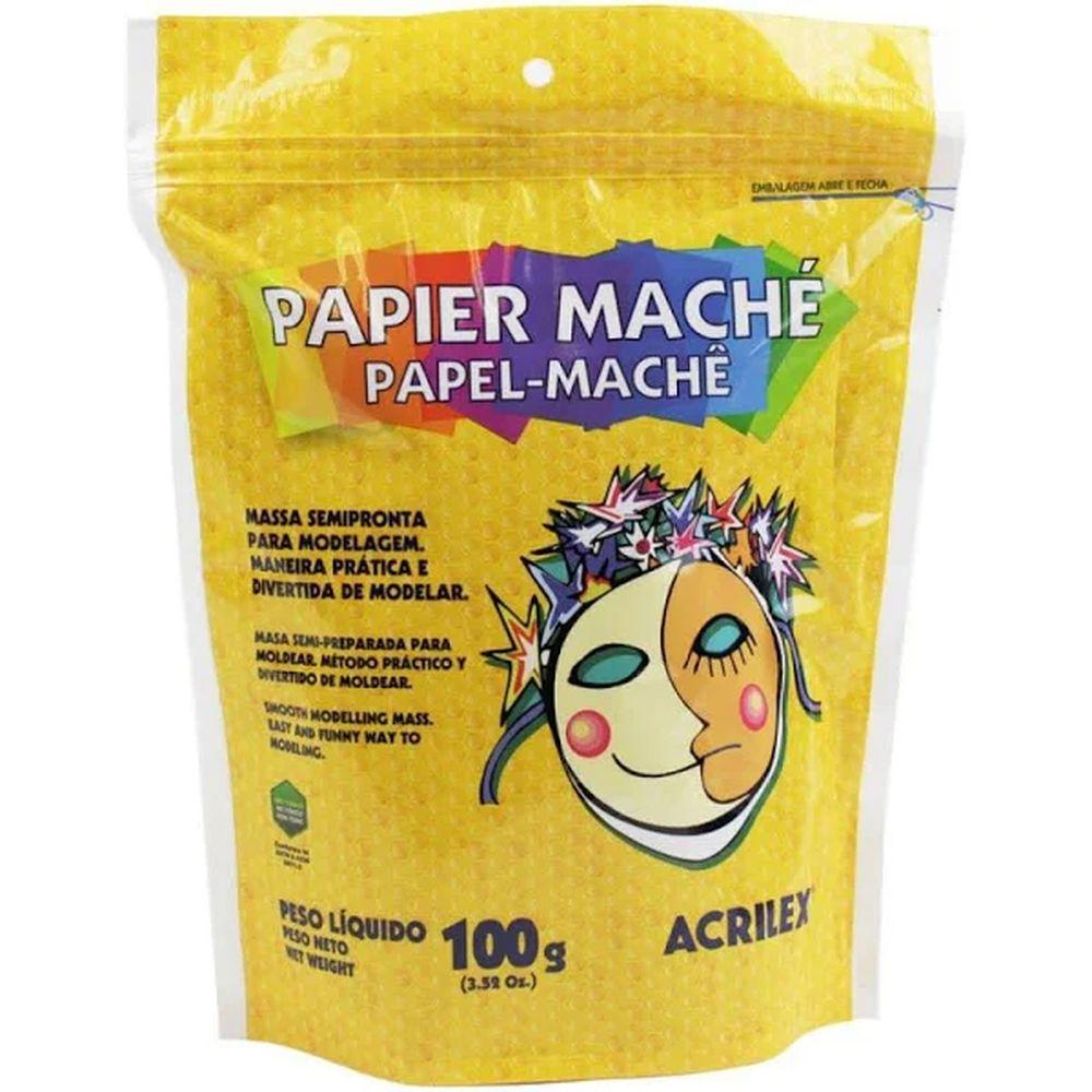 Papel Mache 100gr 01210 - Acrilex - Carrefour