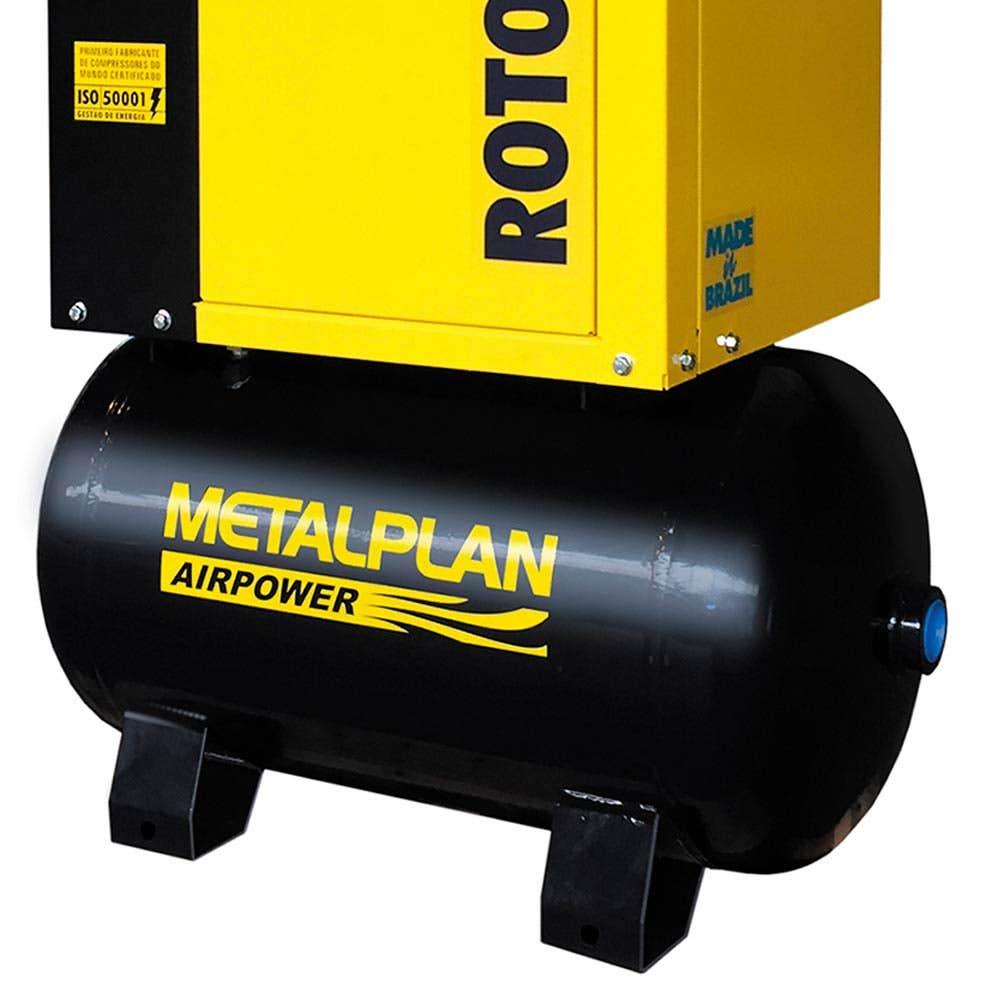 Compressor Parafuso 4,0 Hp 10 Bar Monofásico 220v Metalplan-220v ...