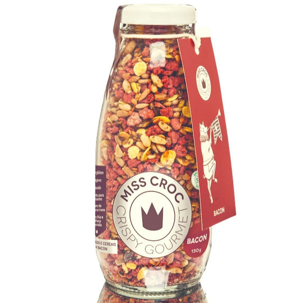 Crips Gourmet Miss Croc Bacon Sem Glúten 130g - Carrefour