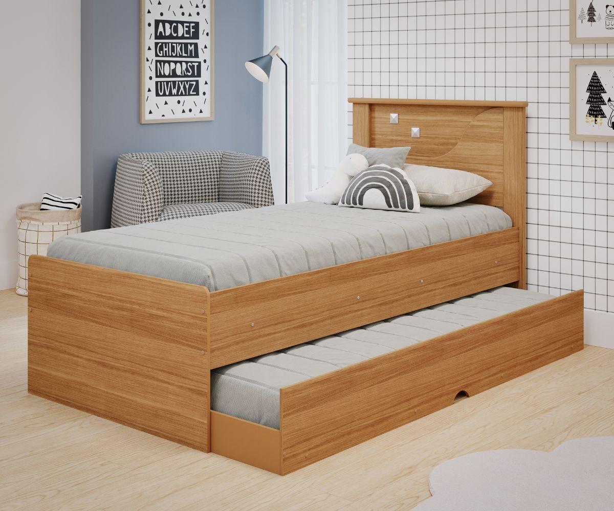 Bicama Solteiro 100% Mdf Acabamento Em Laca Bianca Ii Cimol Nature ...