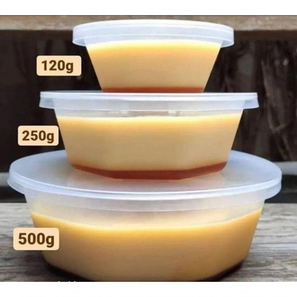 Forma De Pudim Plástico Grande C/ Tampa 500ml 30 Unidades - Carrefour