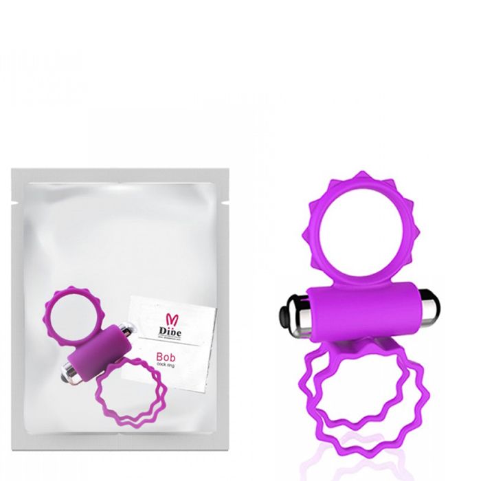 Anel Peniano Vibratório Duplo Com Cápsula Vibratória - Bob Dibe - Carrefour