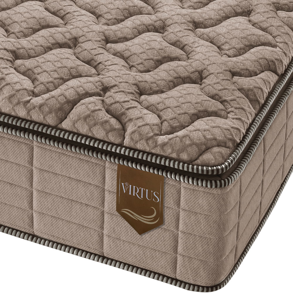 Colchão Solteiro Molas Ensacadas Americanflex Virtus 88x188x32cm ...