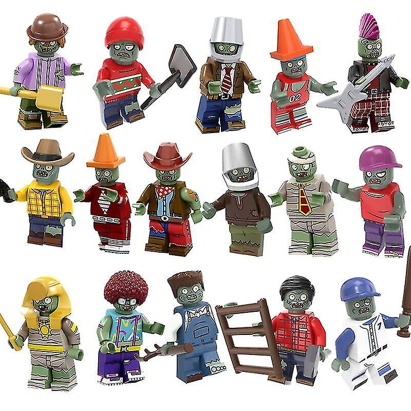 16/8 Plants Vs. Zombies Building Blocks Playset Compatível W - Carrefour