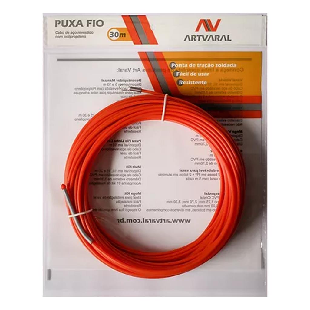 Guia Passa Puxa Fio Art Varal Sonda Alma De Aço 30m - Carrefour Guia Passa Puxa Fio Art Varal Sonda Alma De Aço 30m - Carrefour