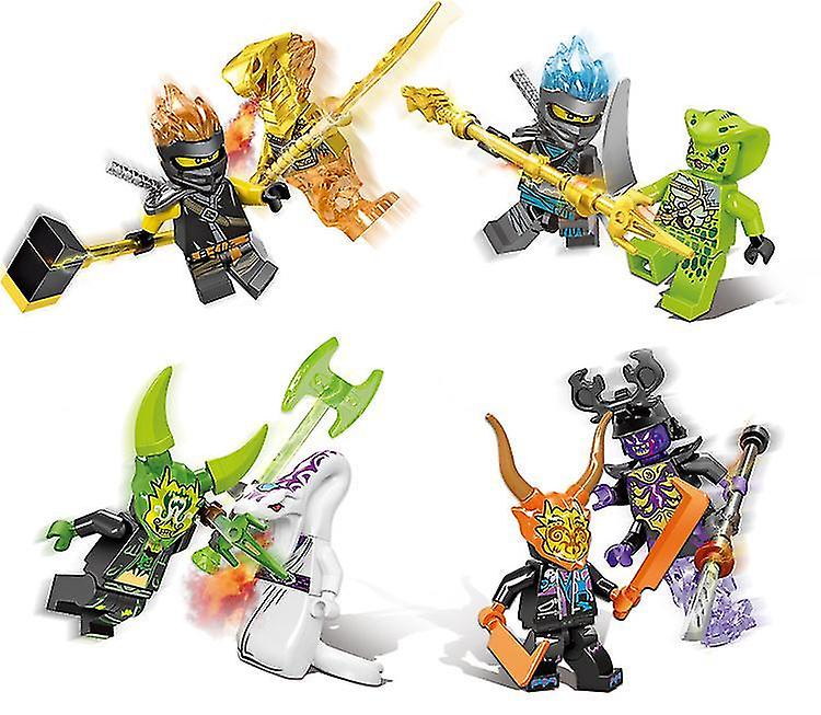 Ninja Minifigures Set 24 Pack Action Figure Anime Shinobi Do - Carrefour