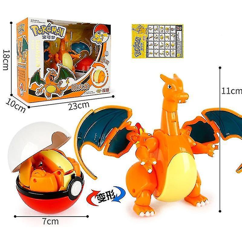 Pokemon Toy Set Pikachu Charmander Mewtwo Lunala Scroll Acti - Carrefour
