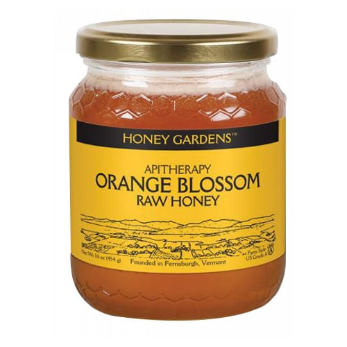 Flor De Laranjeira Com Mel Cru, 1 Lb Da Honey Gardens (pacote Com 2 ...