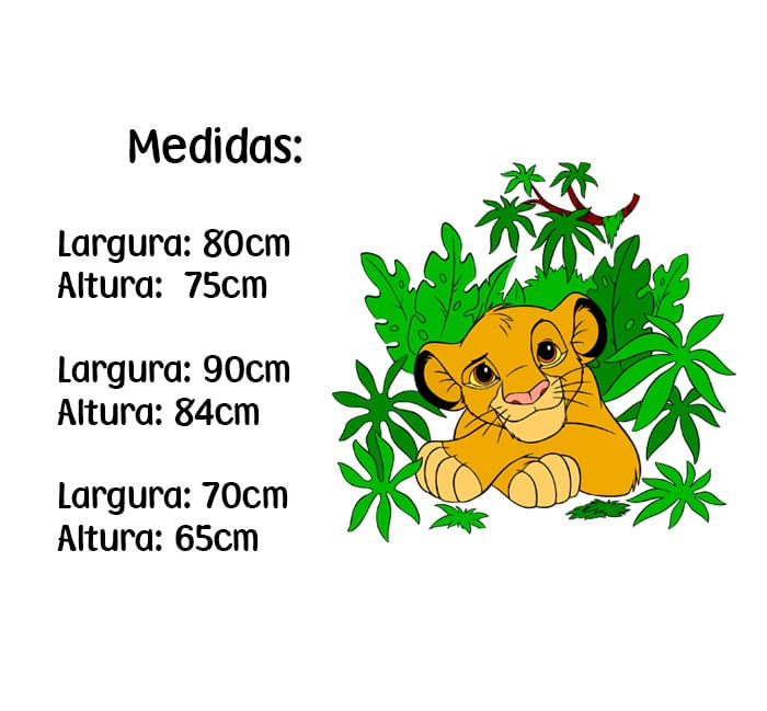 Adesivo de Parede Simba - Carrefour