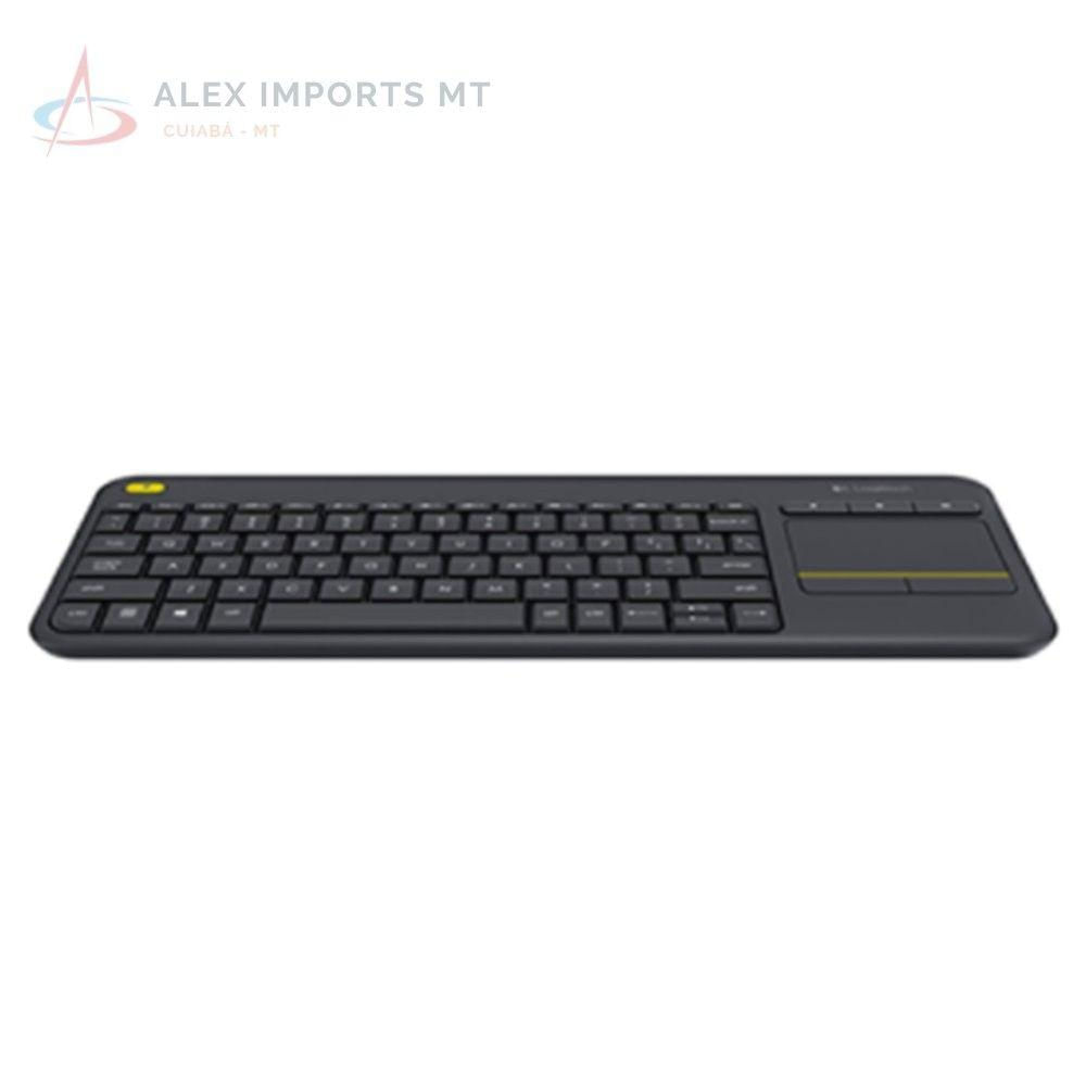 Teclado sem Fio com Mouse Touch Pad Integrado Logitech- Teclado sem Fio ...