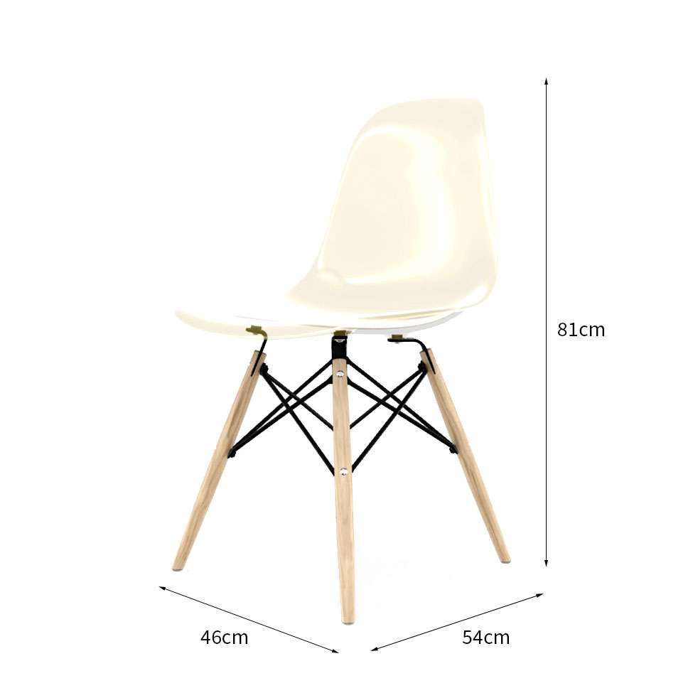 Cadeira Eames Dsw Ambar - Carrefour