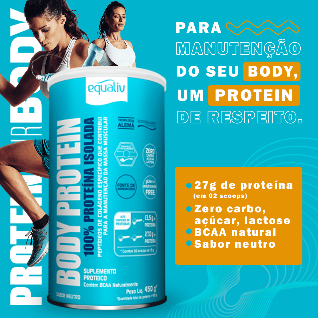 Equaliv Body Protein Proteína Sabor Neutro Em Lata De 450g - Carrefour