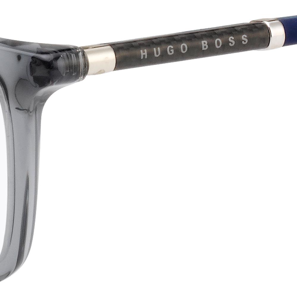 Armação Hugo Boss 1105 /f Pjp - Cinza 55 - Fibra De Carbono - Carrefour