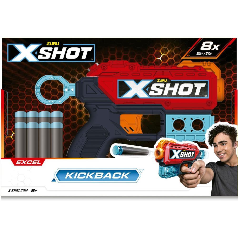 Lancador X-shot Red Recoil 8dardos - Carrefour