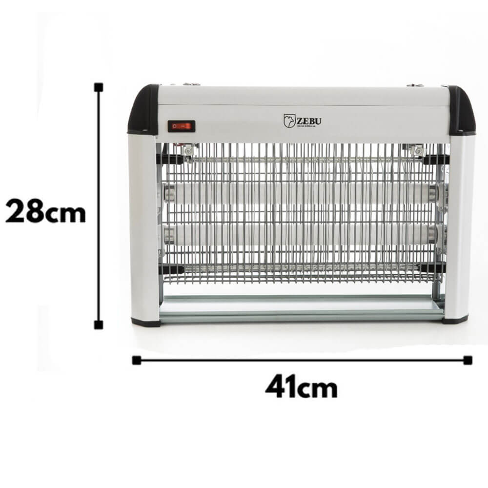 Mata Inseto Mosca Mosquito Zebu Kl-306 Ik205 2x10w Armadilha Elétrica ...