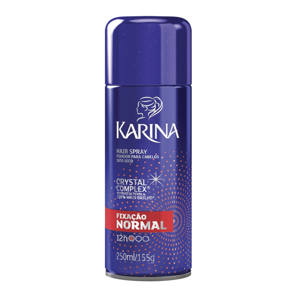 Spray Karina Fixação Normal 250ml - Carrefour