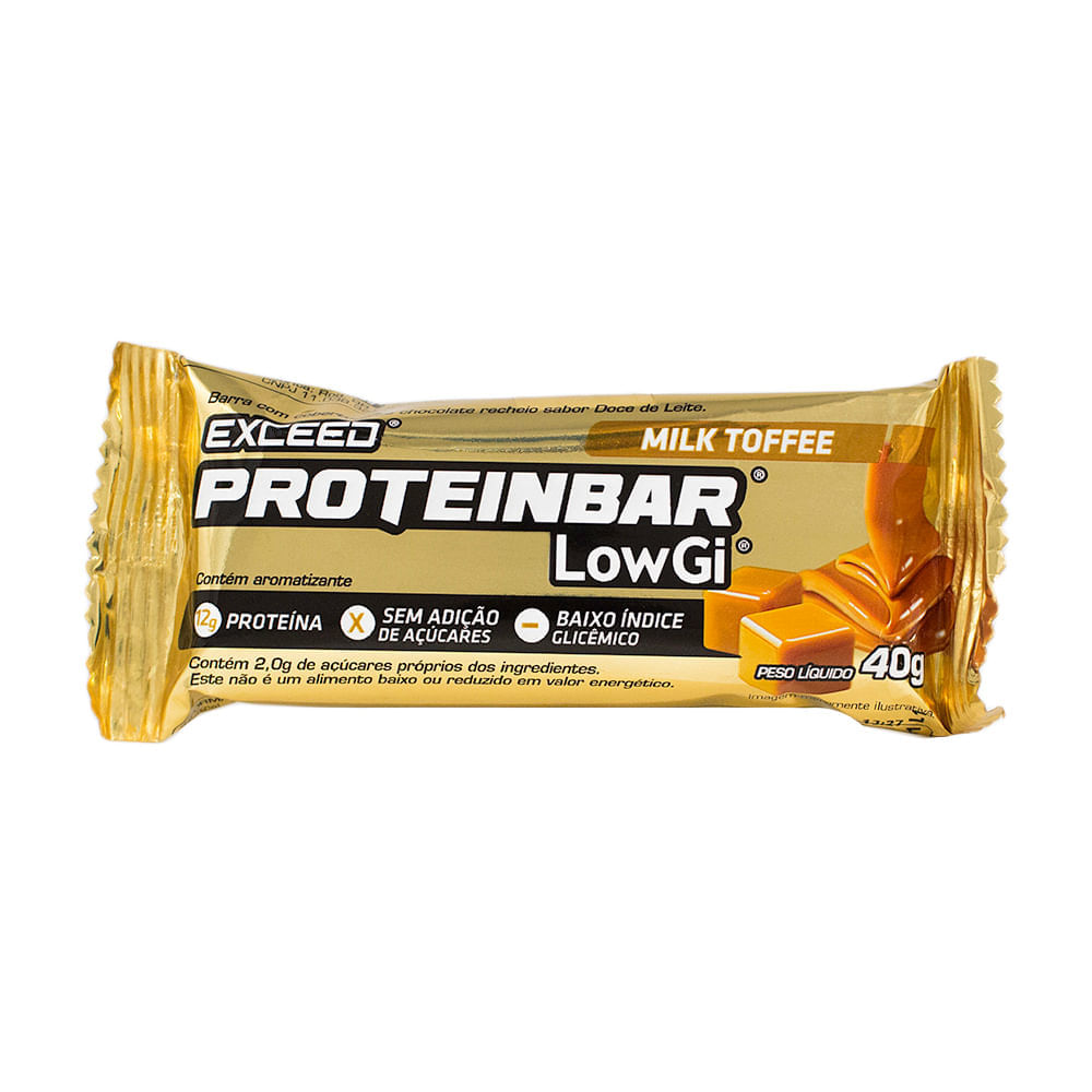 Barra De Proteína Exceed Proteinbar Lowgi Advanced Nutrition Milk ...