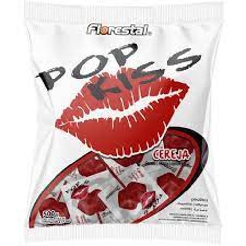 Pacote Pirulito Pop Kiss Cereja 500g C/50 Unid - Boavistense - Carrefour