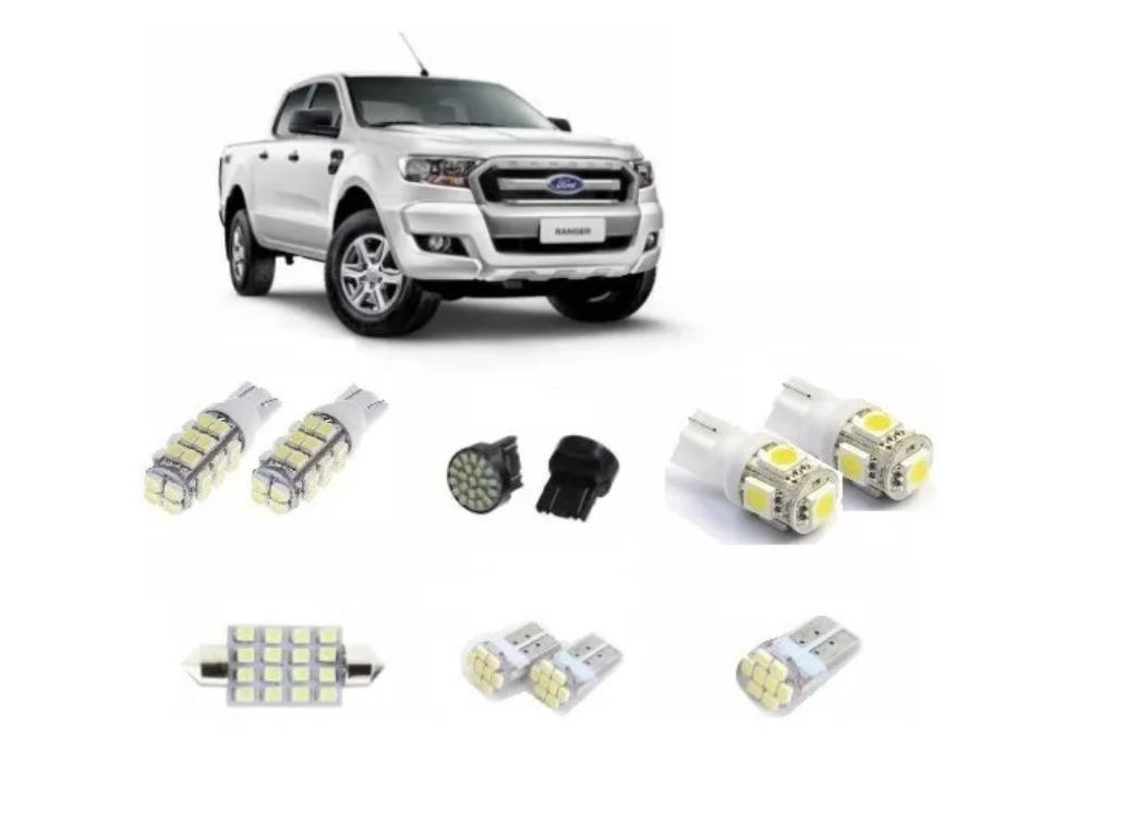 Kit Lâmpadas Led Ford Ranger Lanterna Farolete Teto Placa Ré - Carrefour